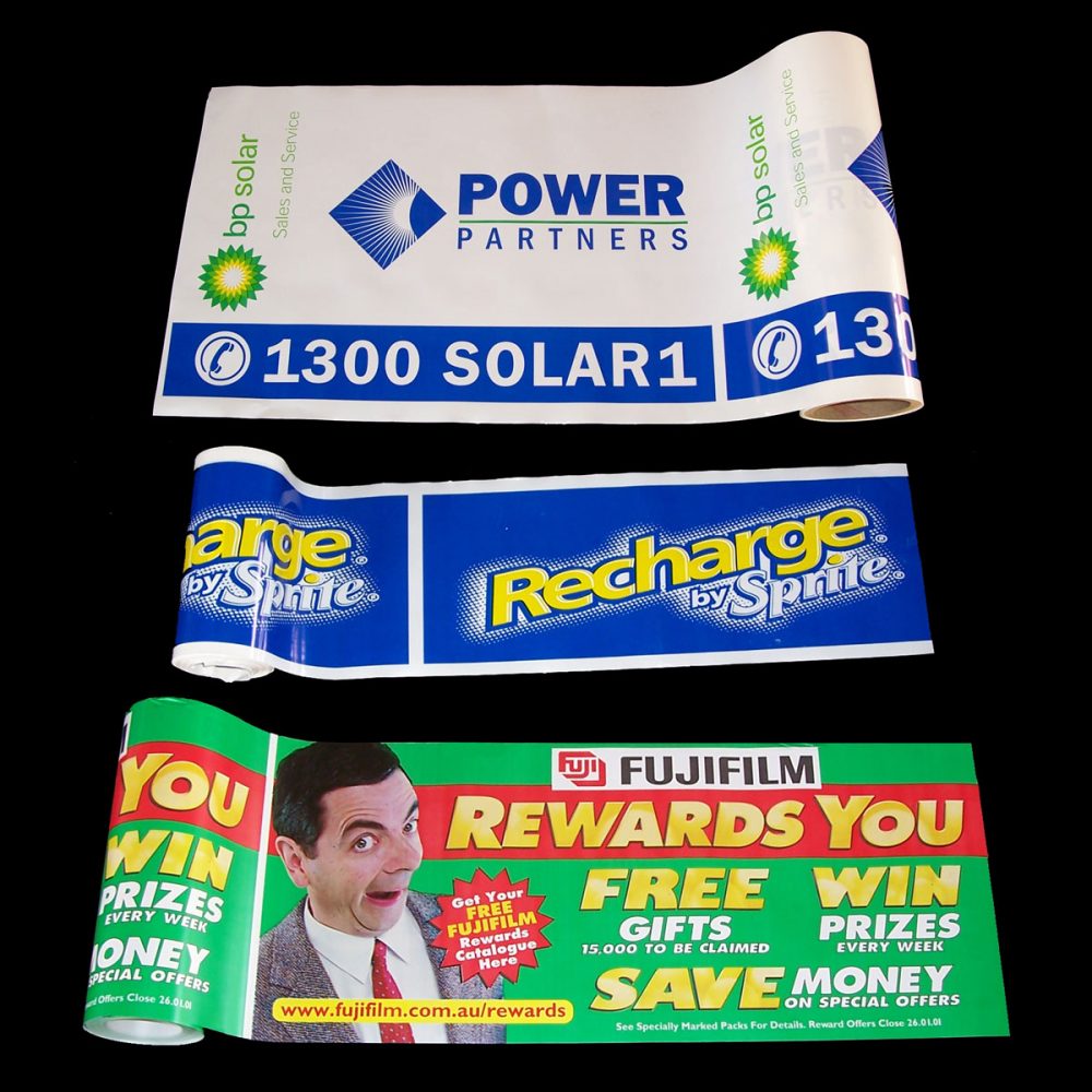 Barrier Promotions | Continuous Banner – Point of Sale Material – Bin Wrap